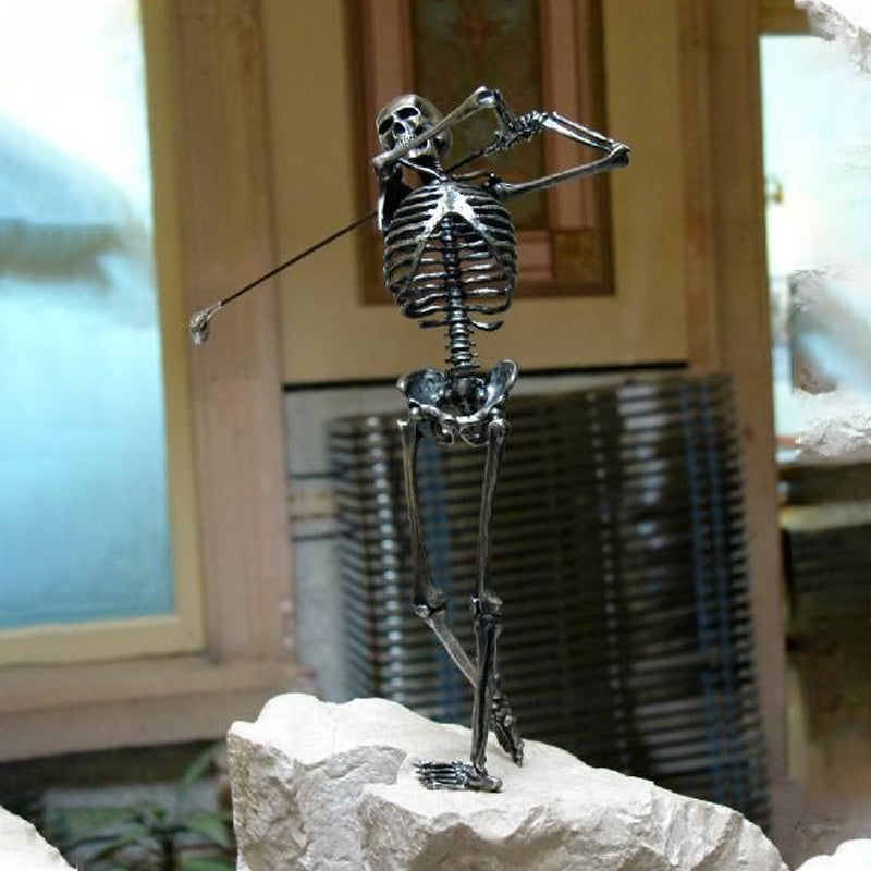 Full Body Silver Skeleton Pendant – genowl