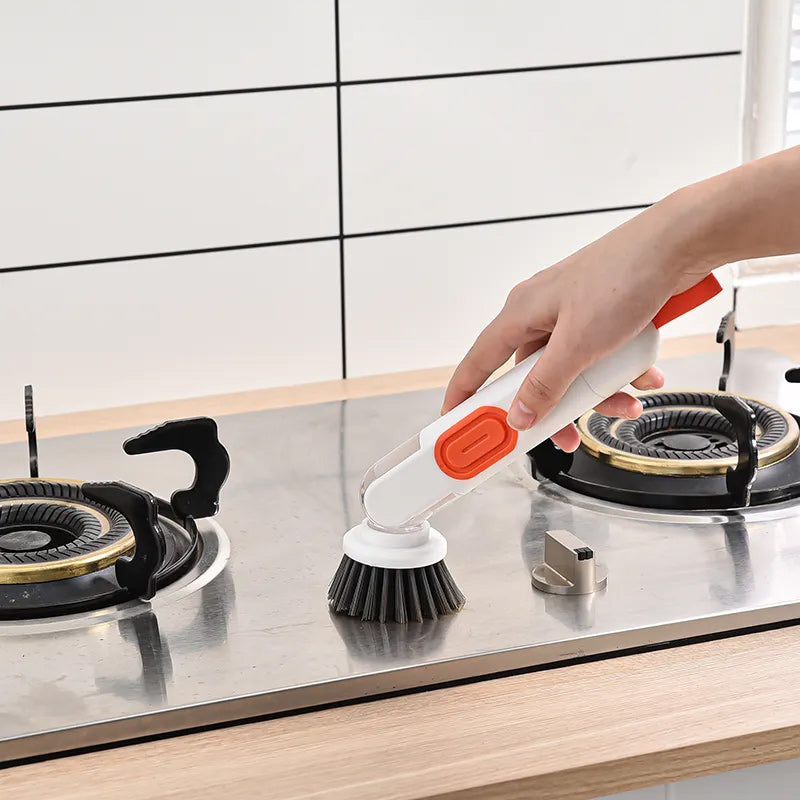 Multi-functional Long-handle Liquid-filled Cleaning Brush – genowl