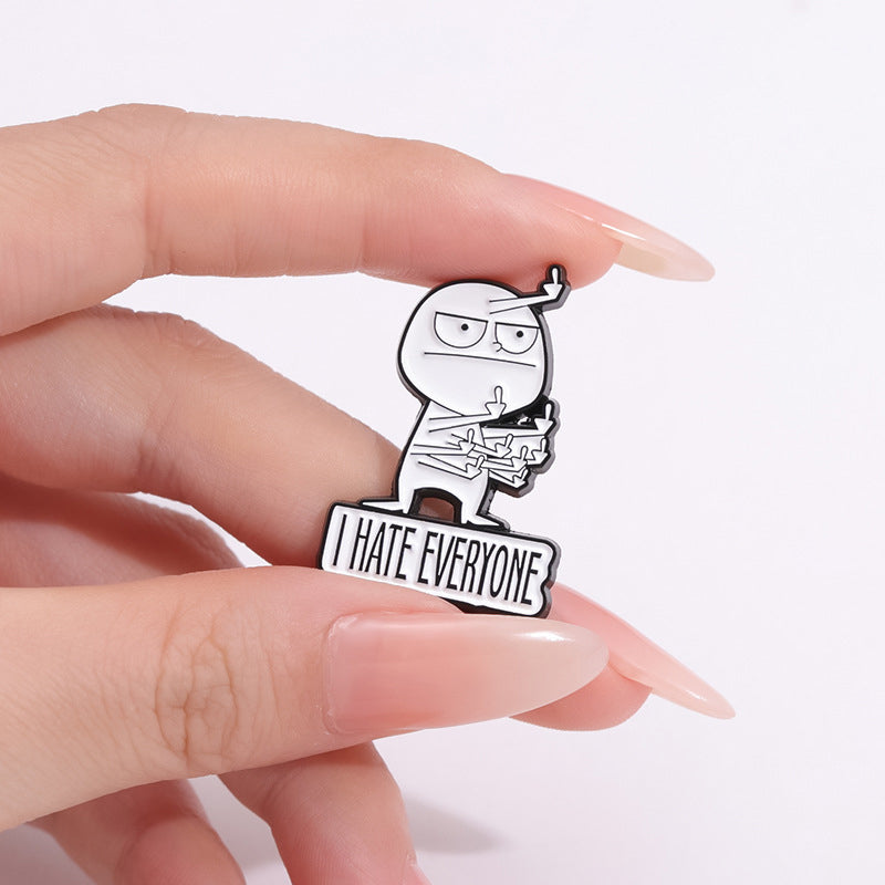 Funny Middle Finger Brooch – genowl