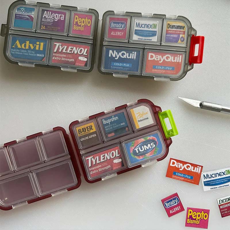 DIY Mini Pill Case With Labels – genowl