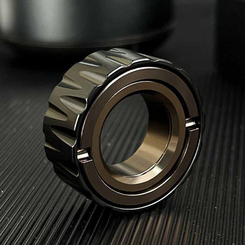 Stainless Steel Motorcycle Tire Fidget Ring – genowl