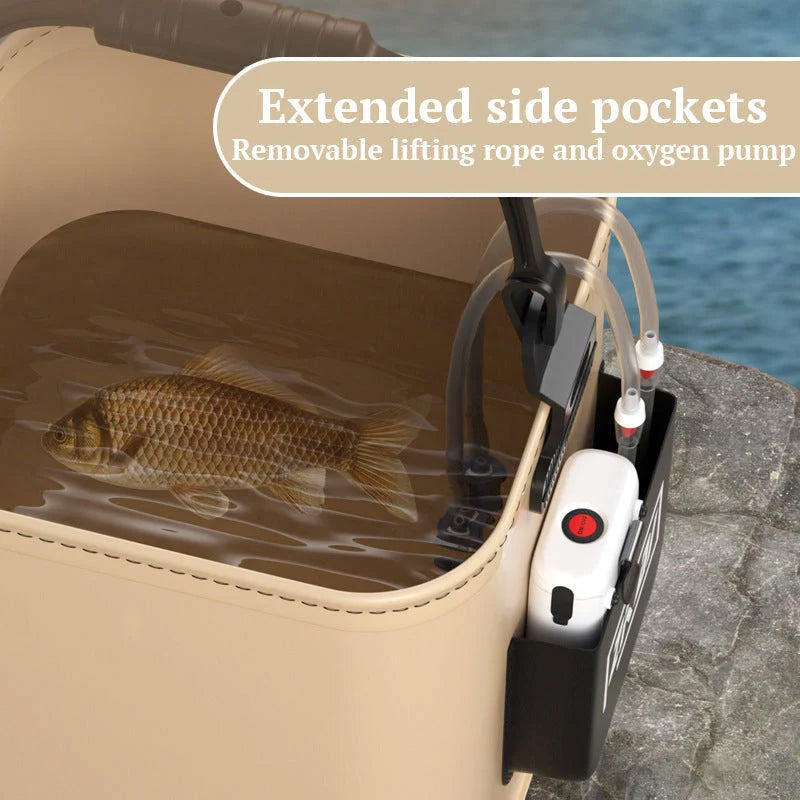 Multifunctional Foldable Fish Bucket – genowl
