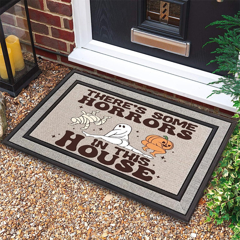 Funny Pumpkin Floor Mat – genowl