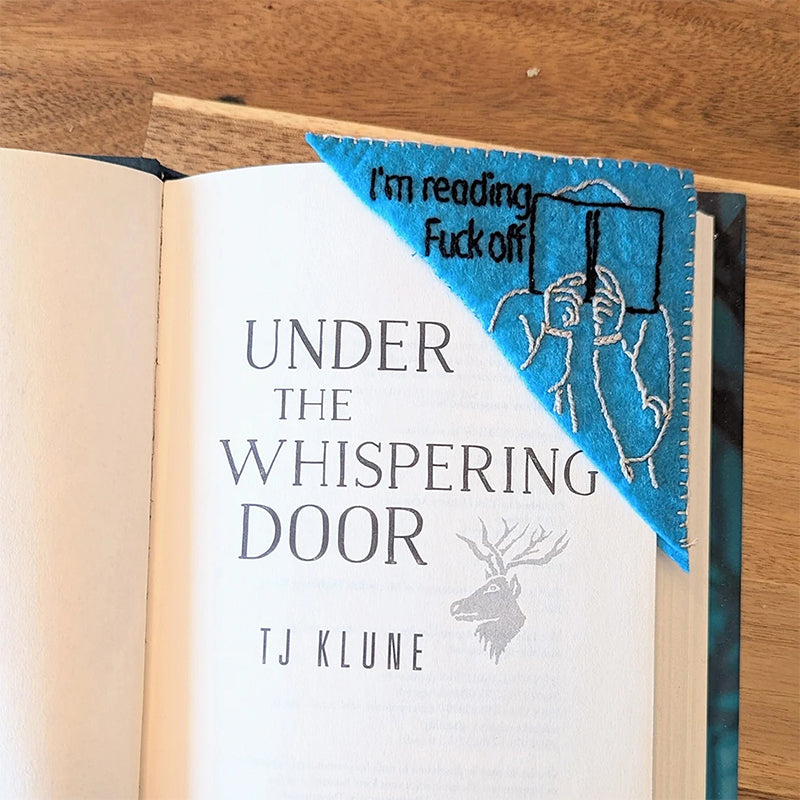 Hand Embroidered Felt, Corner Bookmark – genowl