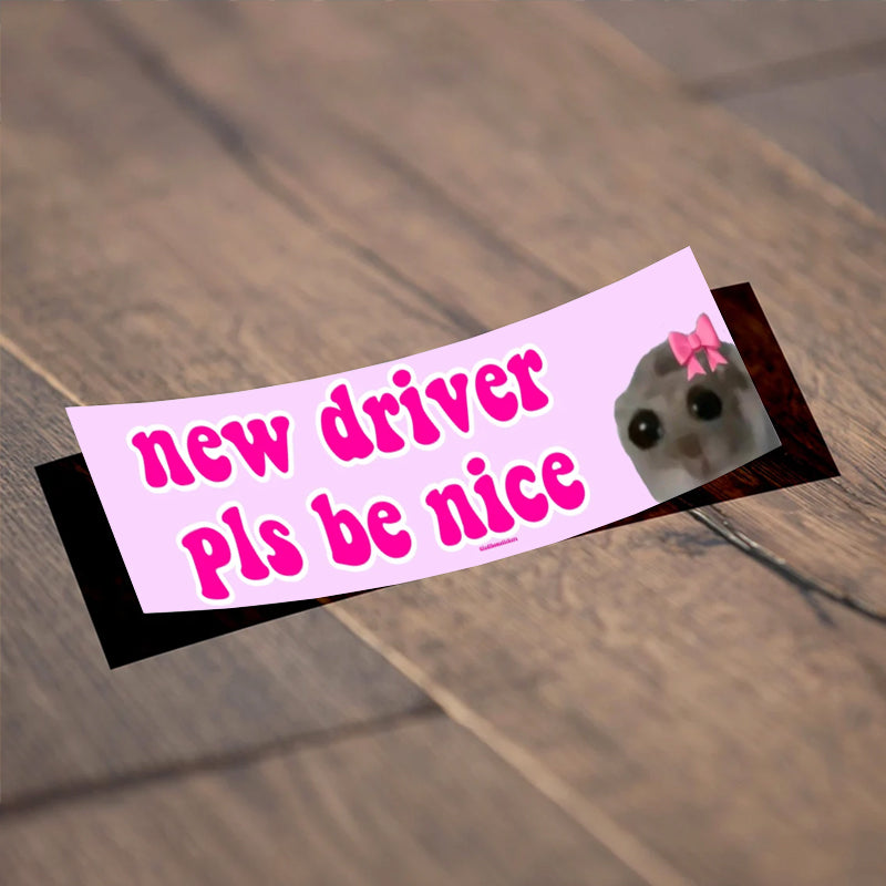 Nice Driver Car Sticker – genowl