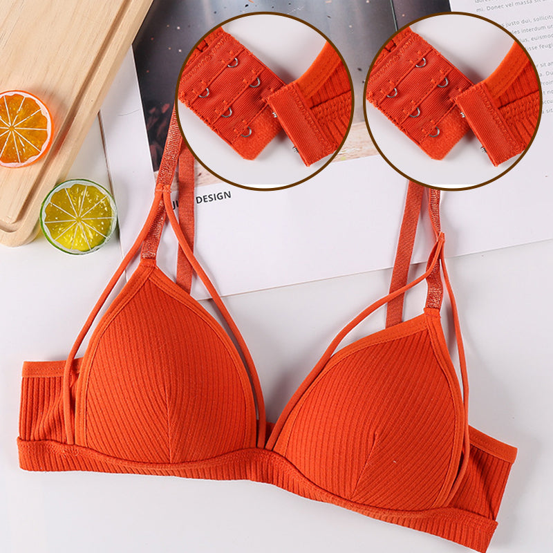 Women's Wireless Plain Cut Out Bra – genowl