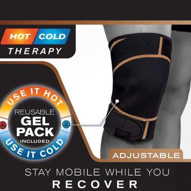 Rapid Relief Knee Wrap, Black – genowl