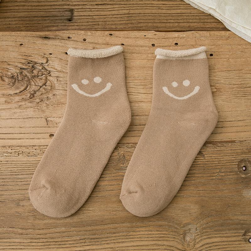 Lovely Smile Face Cotton Socks – genowl