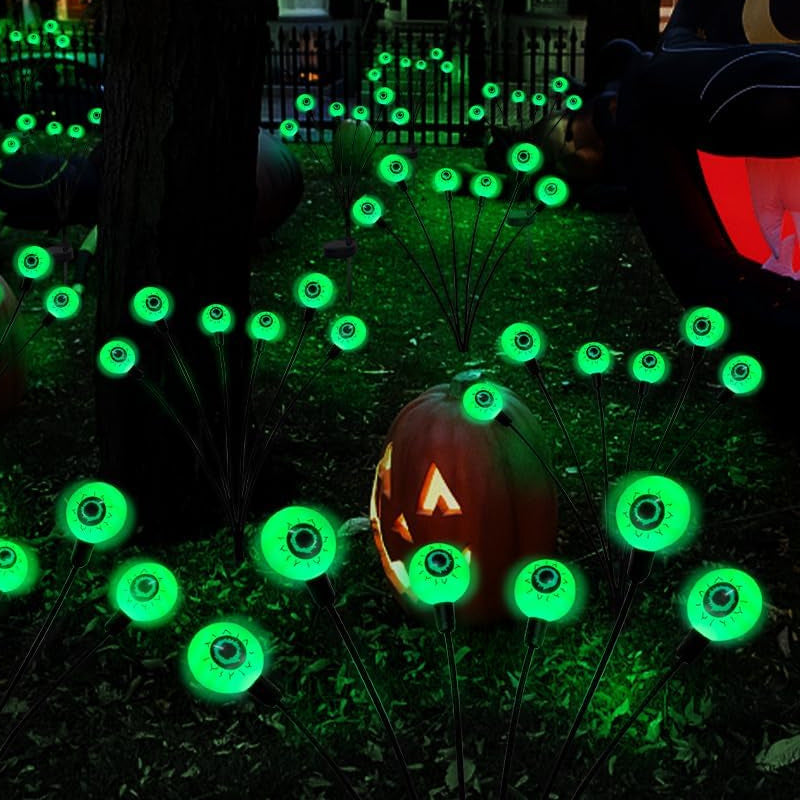 Outdoor Solar Scary Eyeball Lights – genowl