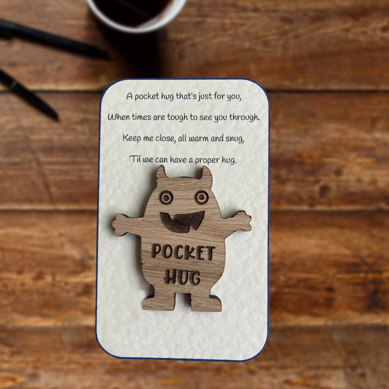 Pocket Hug Wooden Token – genowl